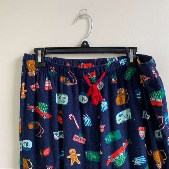 Old Navy | Intimates & Sleepwear | Old Navy Blue Christmas Flannel ...